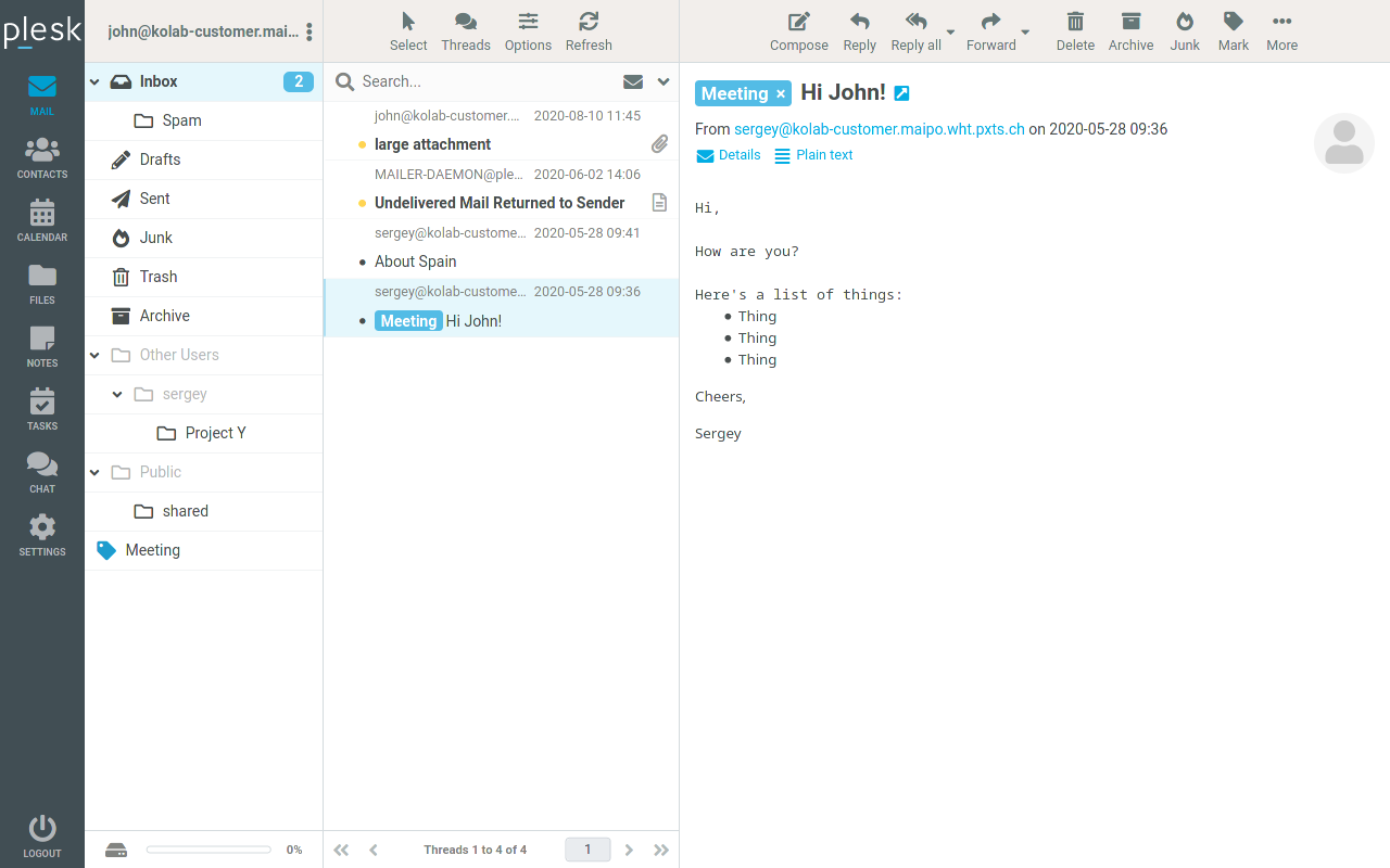 Plesk Premium Email Tutorial – PXTS Knowledge Base
